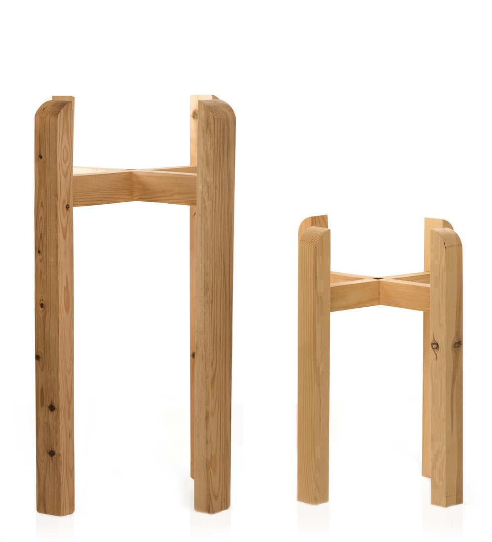 Raw Wood Stand - Tova Designs