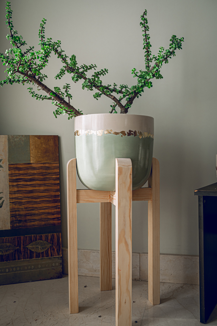 Rustic Gold Olive Pot - Tova Designs