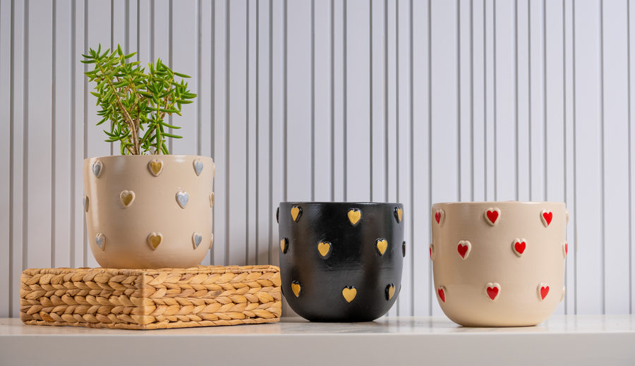 The Heart Pot 3 pieces Set - Tova Designs